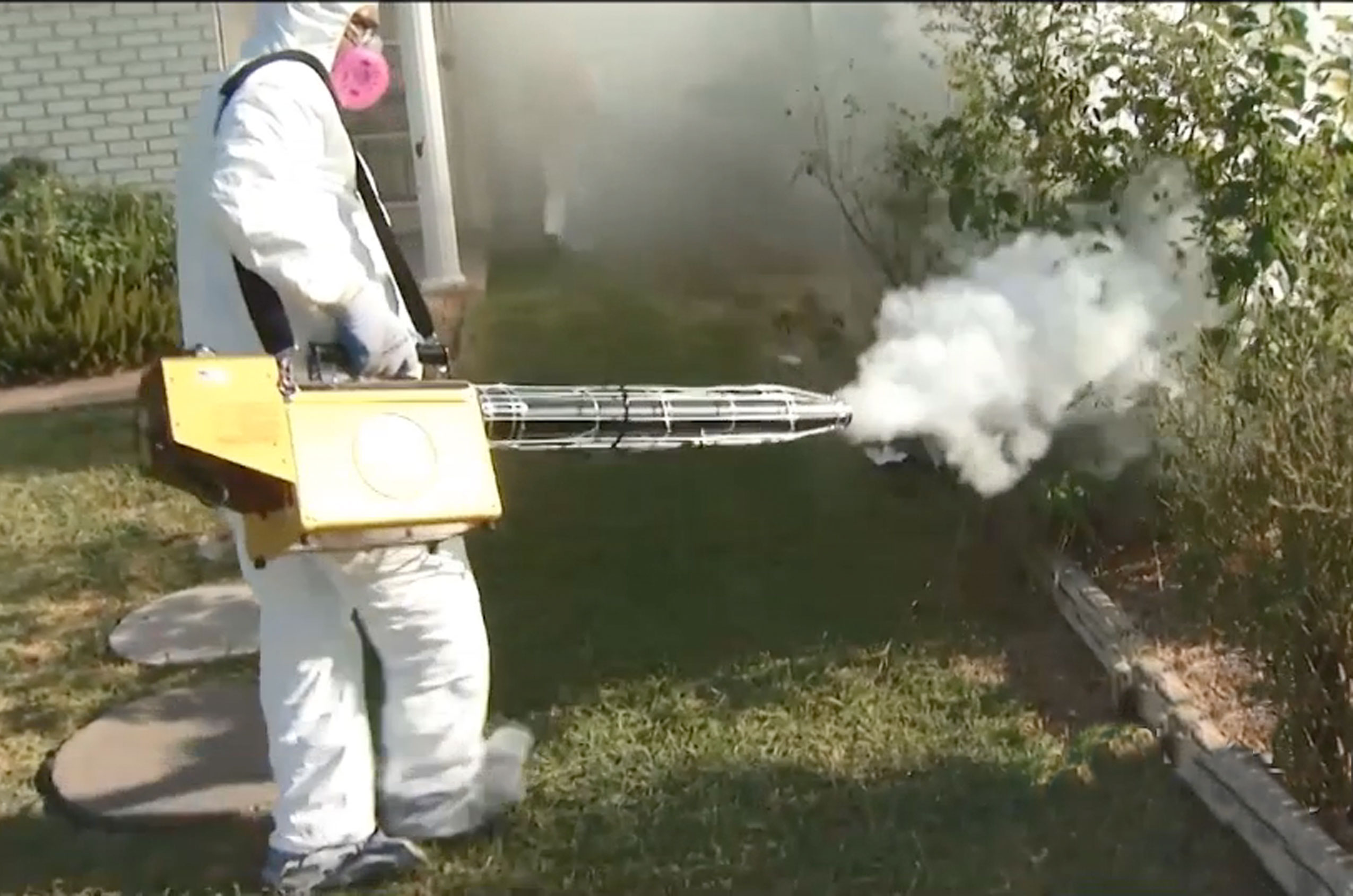 Spraying for mosquitoes store
